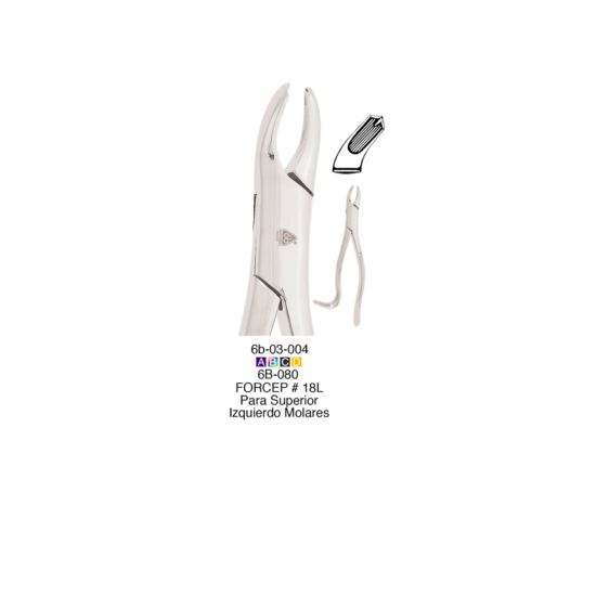 Fórceps Adulto 18R | Deposito Dental Odontology BG