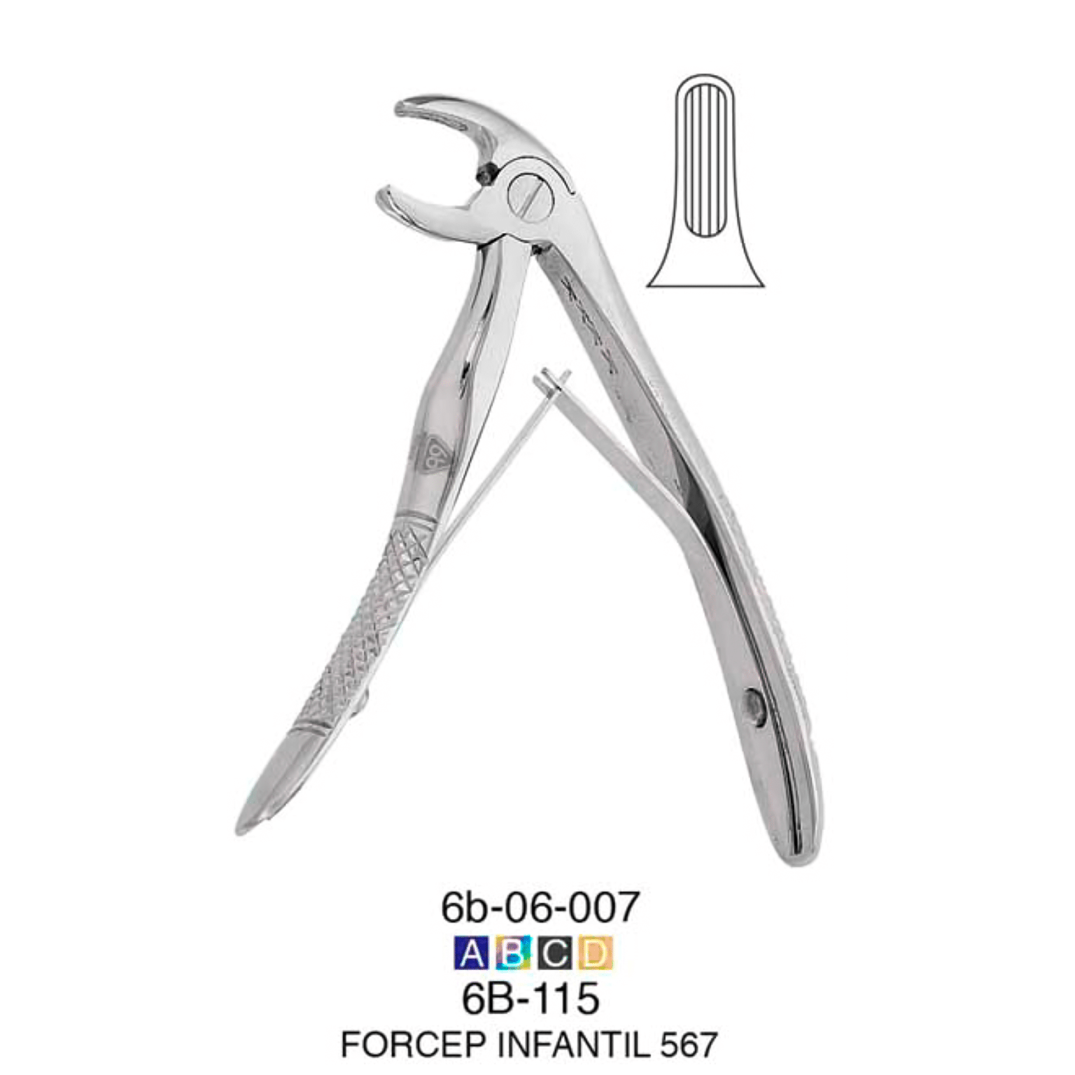 Fórceps Infantil 69SK | Deposito Dental Odontology BG