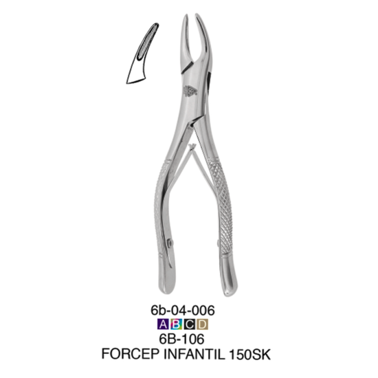 Fórceps Infantil 150SK | Deposito Dental Odontology BG