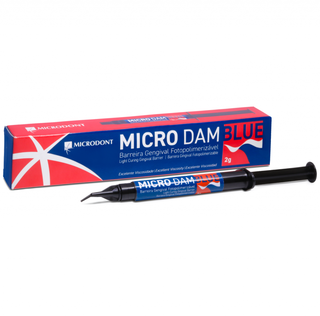 Micro Dam Blue Barrera Gingival Fotocurable – Deposito Dental Odontology BG